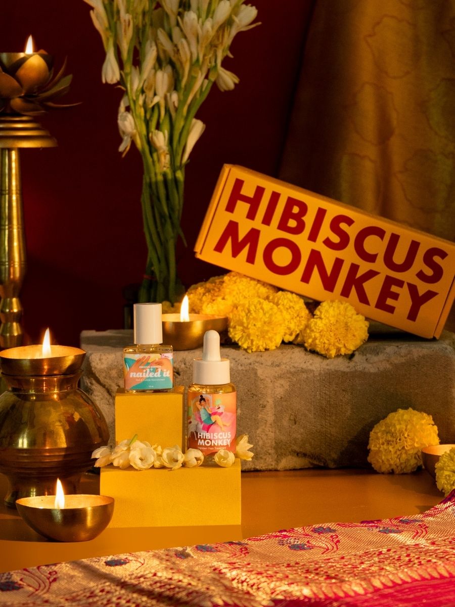 Hibiscus Monkey Diwali Special Gift Body & Skincare Bundles at Festive ...