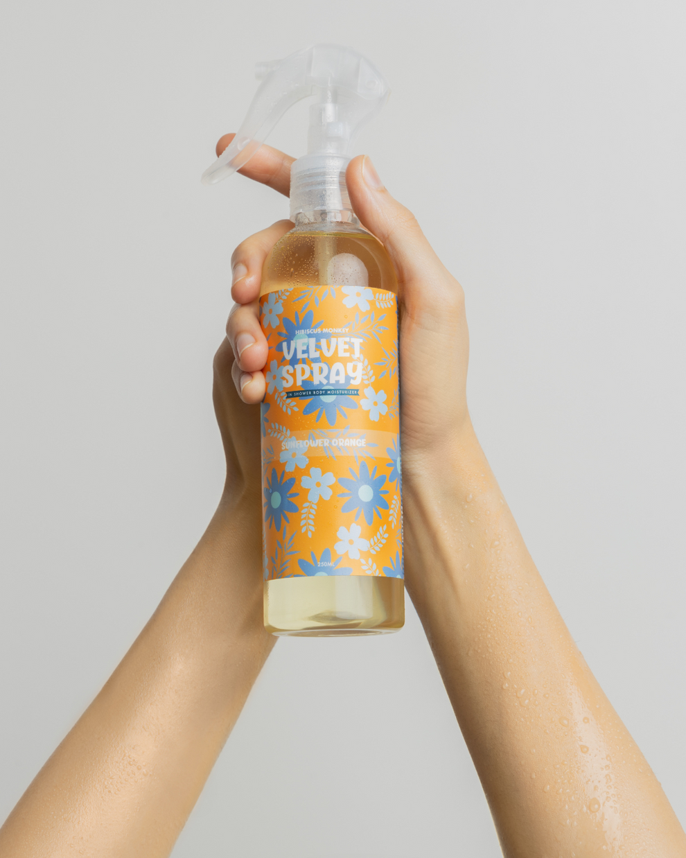 Best In Shower Body Moisturizer | Velvet Spray by Hibiscus Monkey